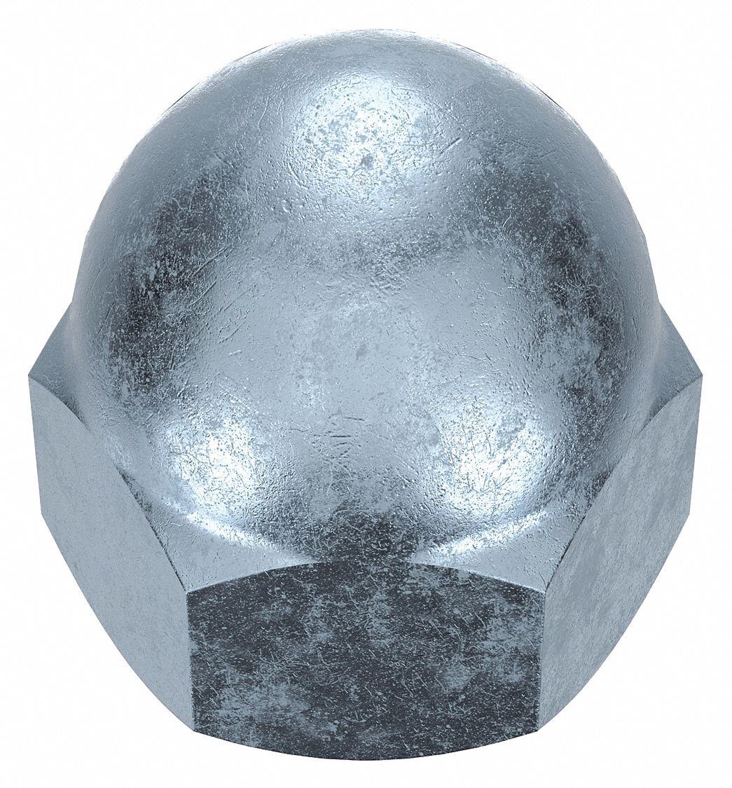 Low Crown, 9/16"-12 Thread, Cap Nut - 6UUT9|CPB194 - Grainger