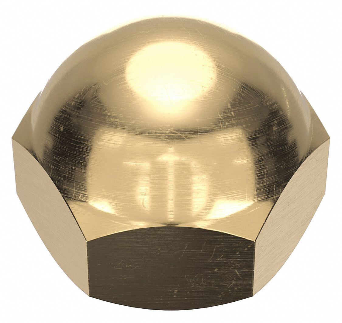 Extra Low Crown, 3/8"-16 Thread, Cap Nut - 6UUX3|CPB227 - Grainger