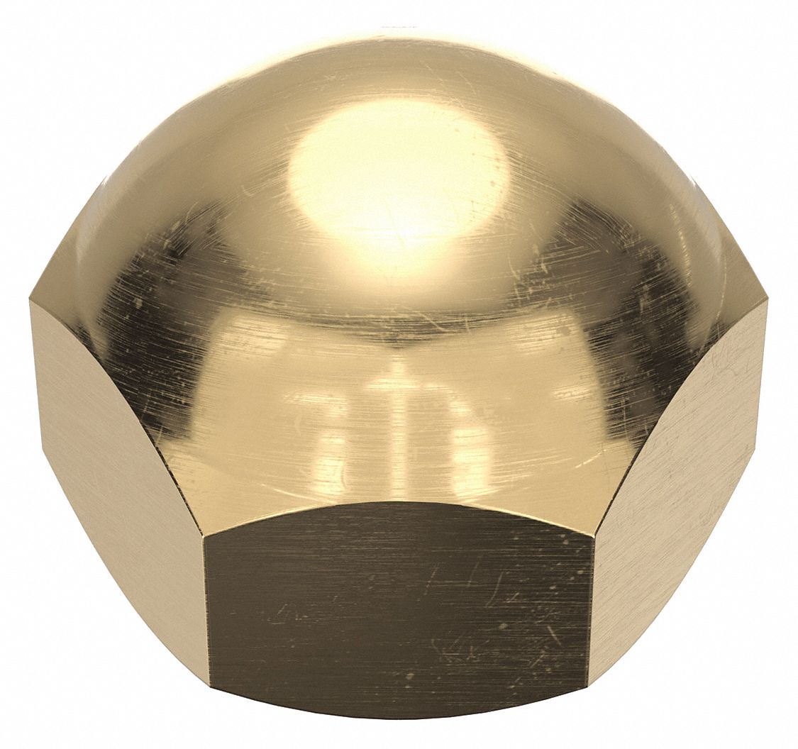 Extra Low Crown, 5/8"-11 Thread, Cap Nut - 6UUX9|CPB233 - Grainger