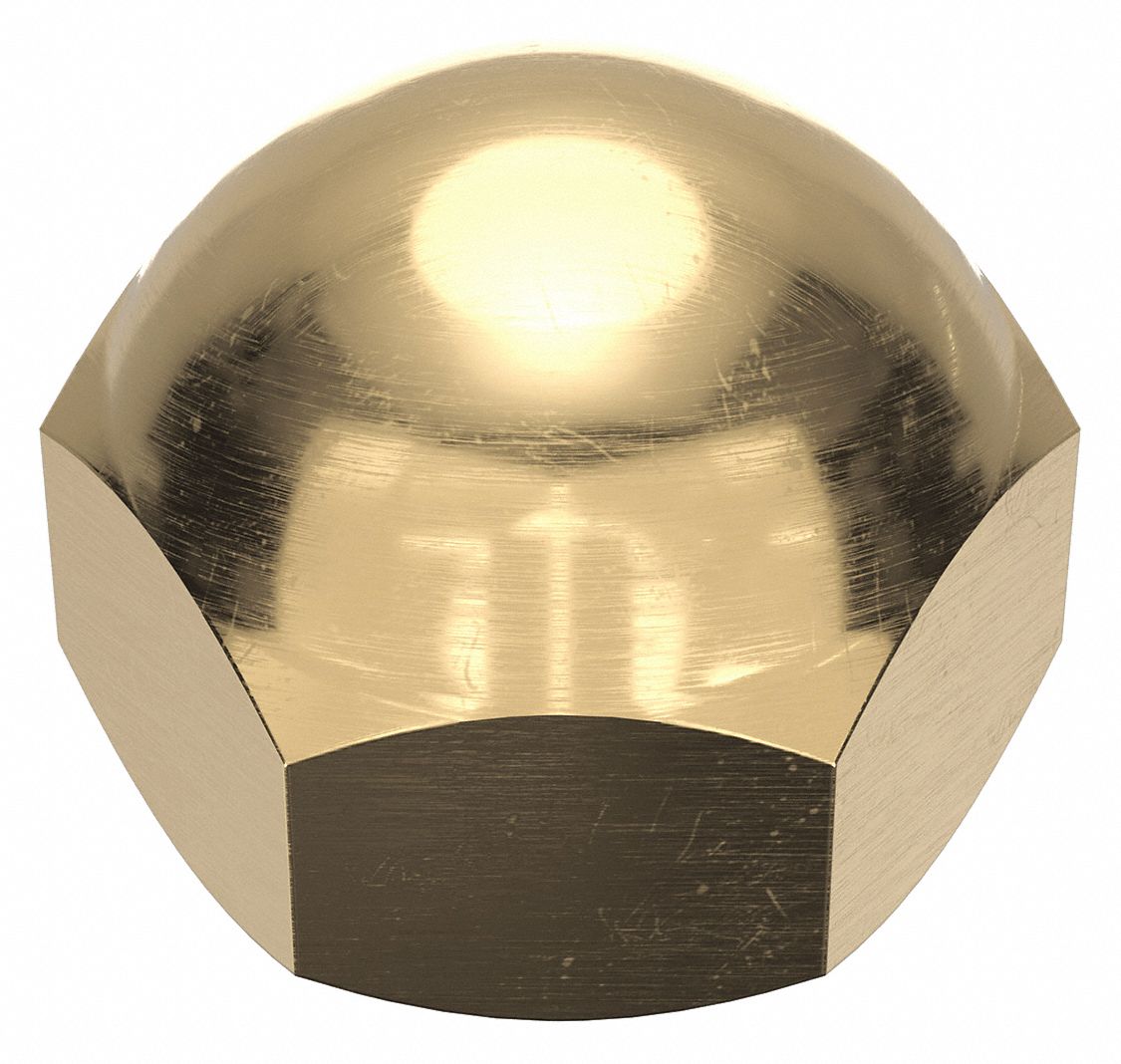 Extra Low Crown, 3/4"-10 Thread, Cap Nut - 6UUY1|CPB235 - Grainger