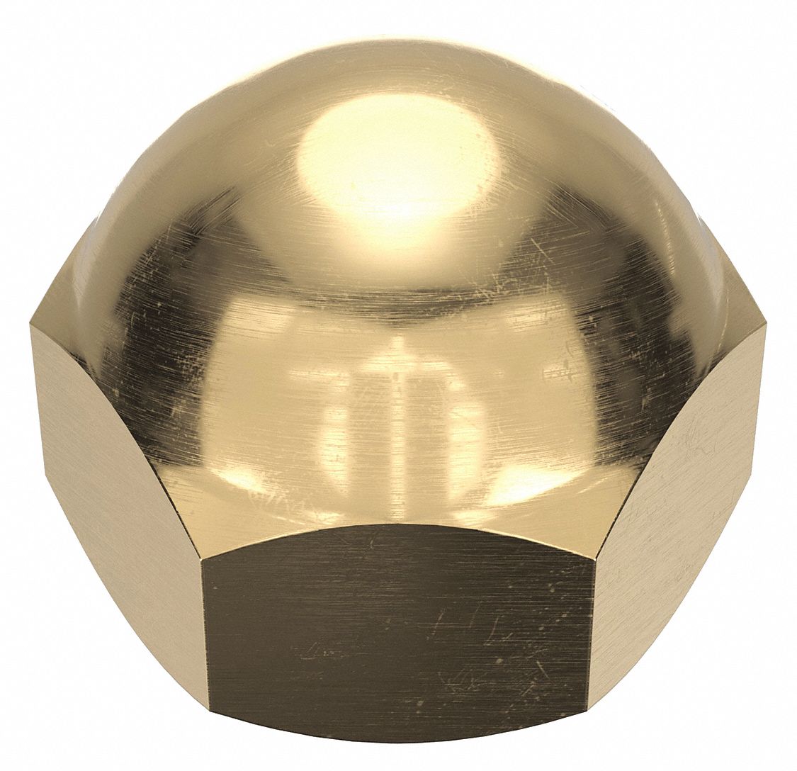 Extra Low Crown, 1"-8 Thread, Cap Nut - 6UUY3|CPB237 - Grainger