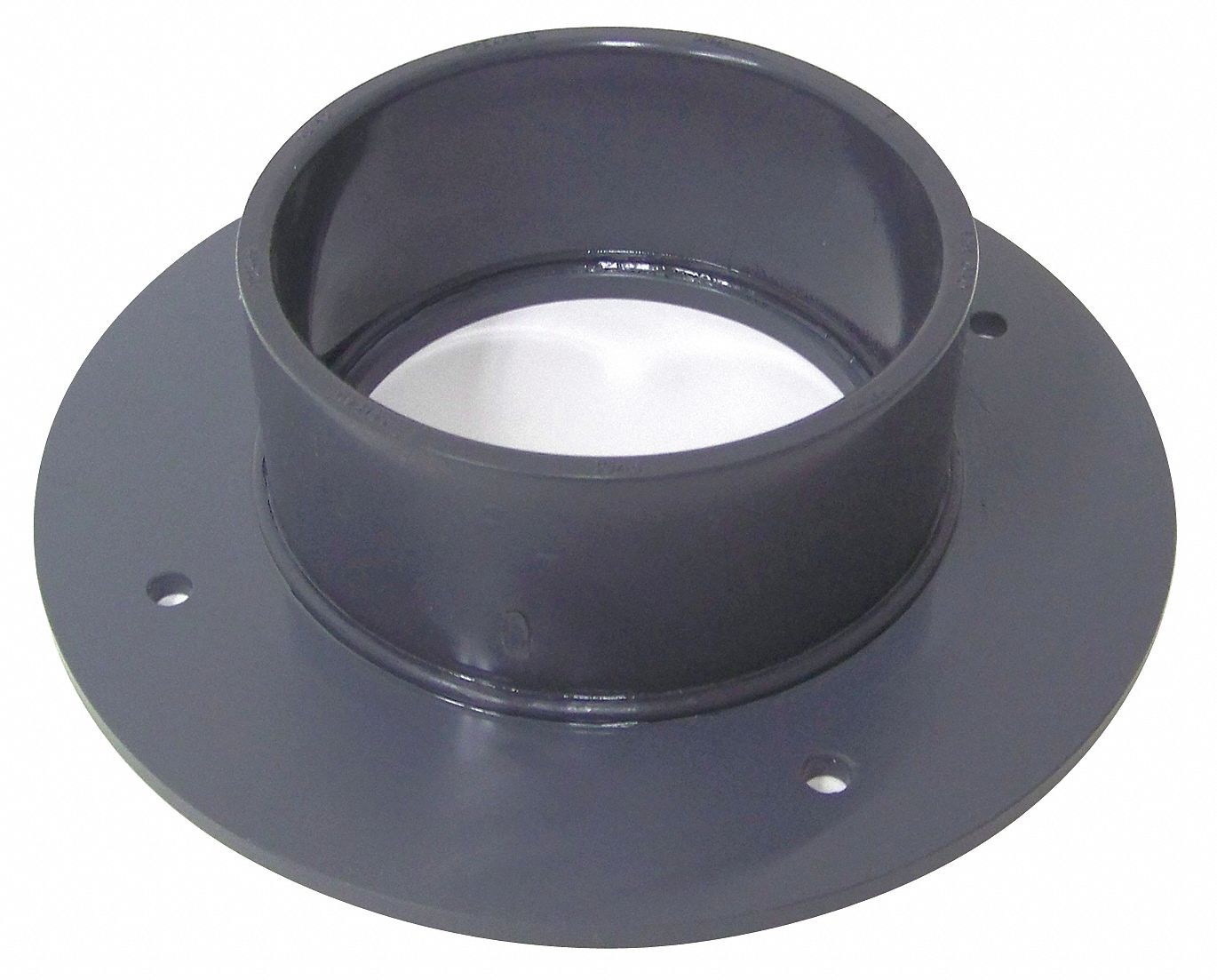 PVC For 4 In Duct Dia Flange Adapter 6UXT6 PVCF04 Grainger
