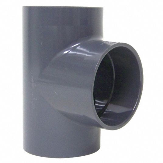 PVC, For 4 in Duct Dia, Duct Tee - 6UXU3|PVCT04 - Grainger
