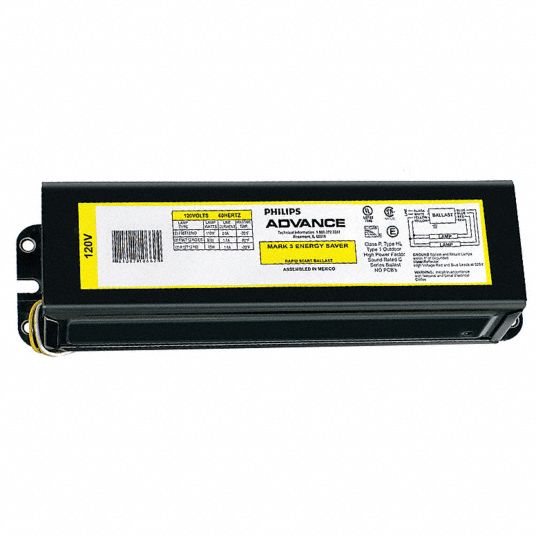 ADVANCE, T10HO/T12HO, 120V AC, Fluorescent Ballast - 6V852|RC-2S102-TP ...