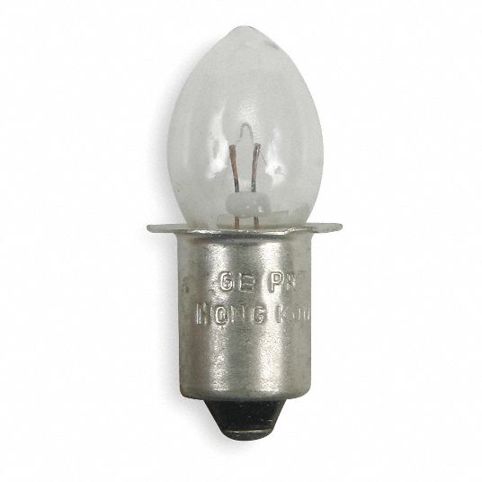 GE LIGHTING Miniature Incandescent Bulb, B3-1/2, Watts 1 - 6VC05|PR7 ...
