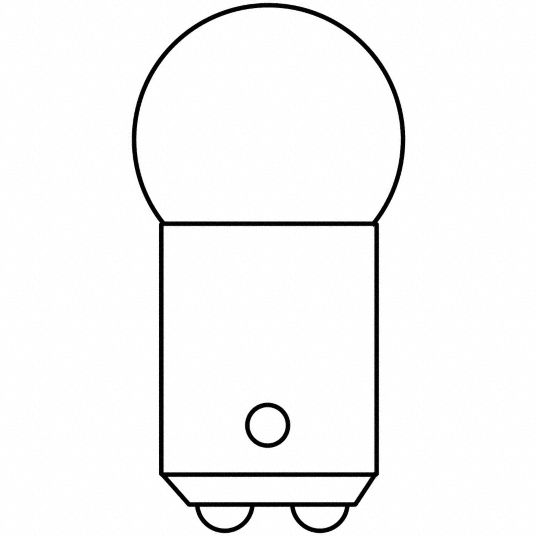Miniature Incandescent Bulb, G6, Double Contact Bayonet (BA15d), Lumens ...