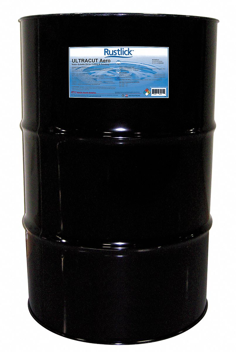 RUSTLICK, Ultracut Aero, 55 gal, Water Soluble Cutting Oil - 6VDP5 ...