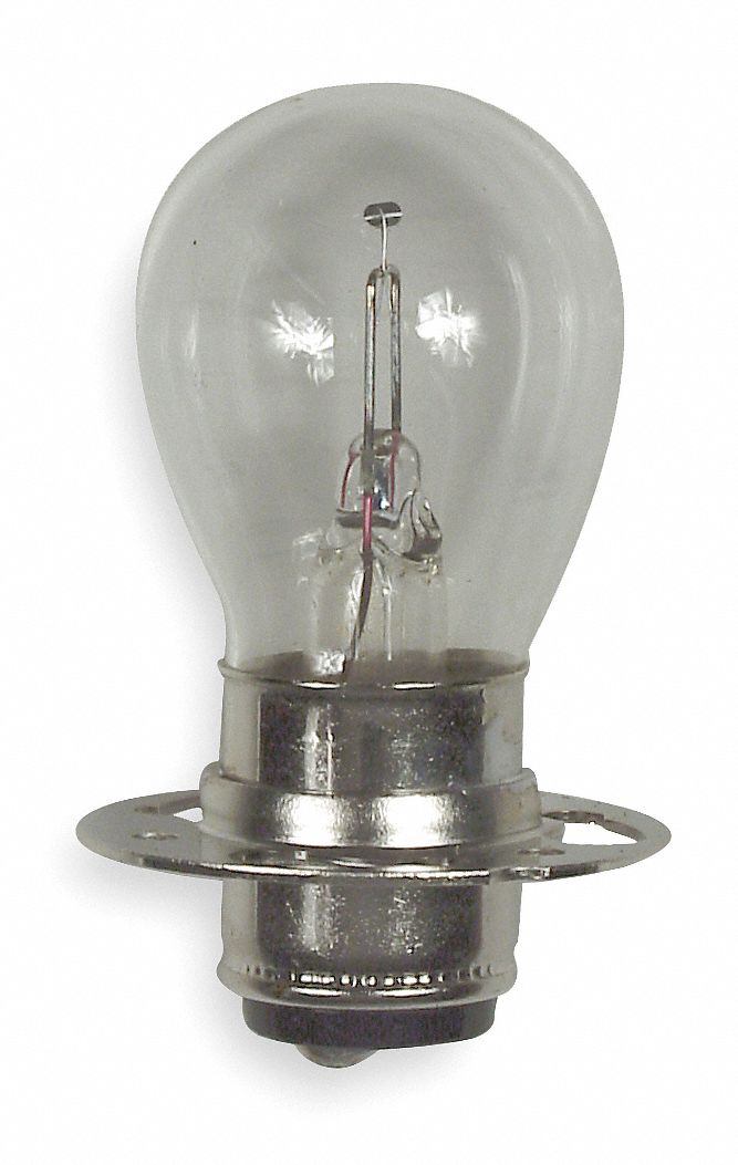Miniature Incandescent Bulb, S8, Double Contact Prefocus (P15d), Lumens ...