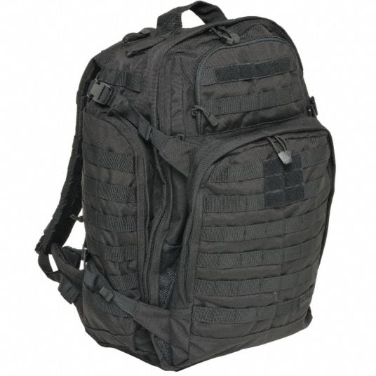 5.11 TACTICAL, Black, 1050D Durable Water Resistant Nyon, Rush 72 ...