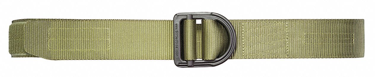 Operator Belt, Nylon, TDU Green, Size: 32 to 34 in - Grainger