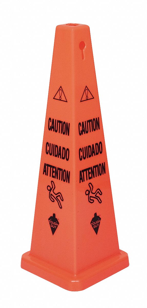 Plastic, Not Retroreflective, Traffic Cone - 6VKR0|6VKR0 - Grainger