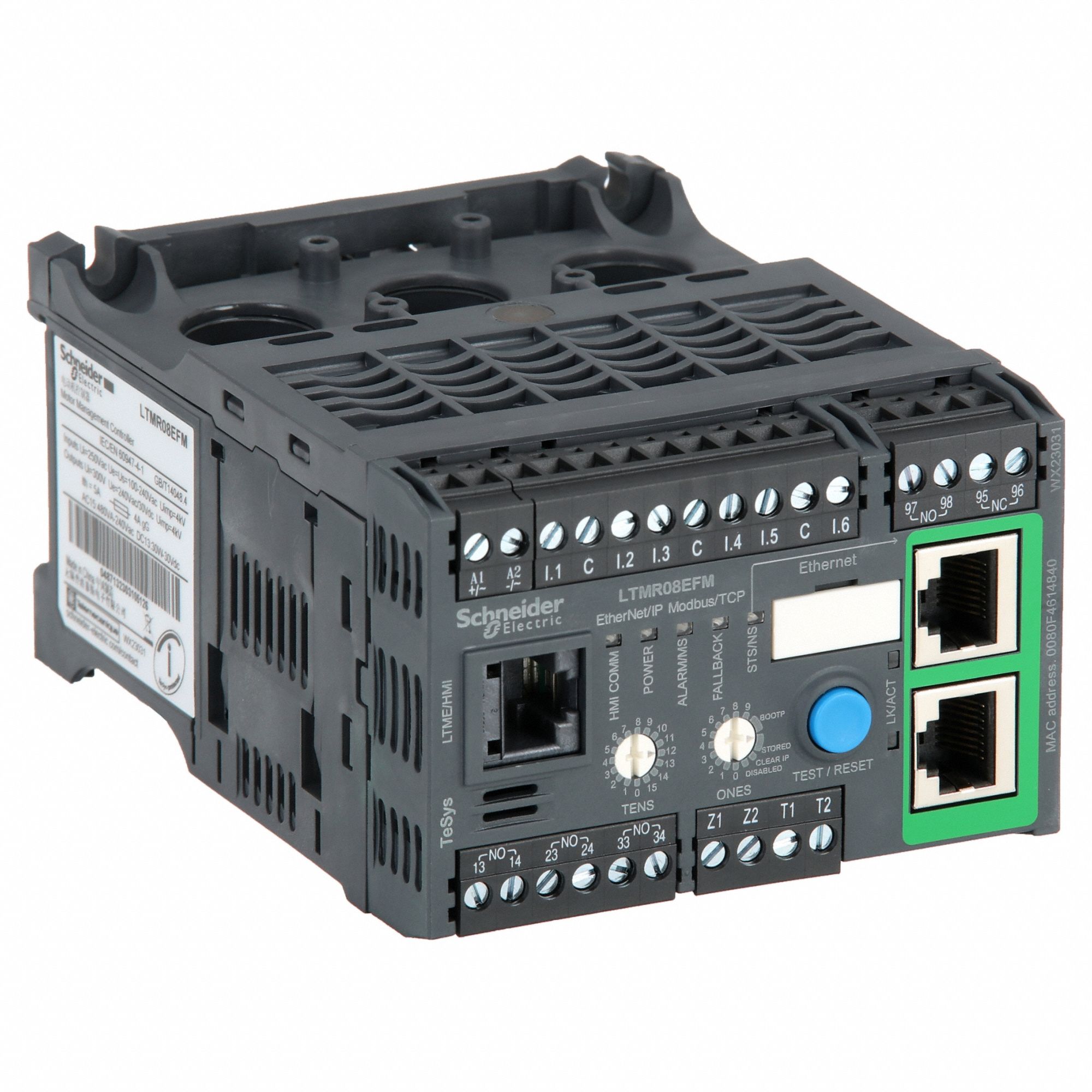 SCHNEIDER ELECTRIC, 100-240V AC Control, 0.4 A – 8 A, Motor Management ...