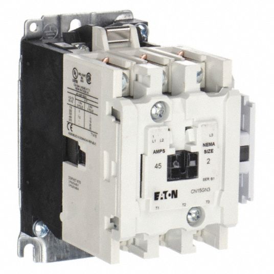 EATON, Non-Reversing, 3 Poles, NEMA Magnetic Contactor - 6VMK3 ...