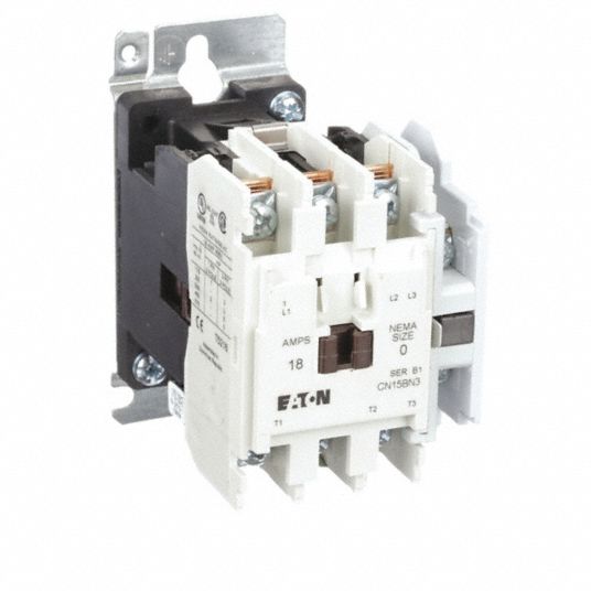 EATON, Non-Reversing, 3 Poles, NEMA Magnetic Contactor - 6VML7 ...