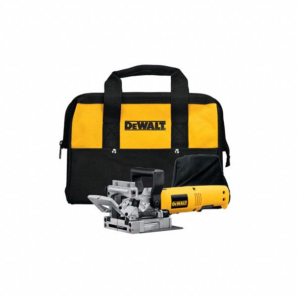 DEWALT Corded Biscuit Joiner Kit: 120V AC, 6.5 A, 13/16 in Max. Cutting ...