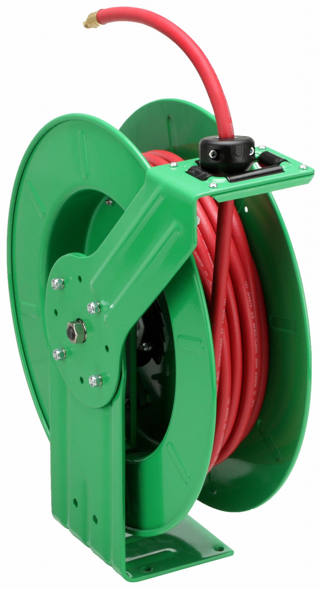 SPEEDAIRE Spring Return Hose Reel: 50 ft (3/8 in I.D.), 3/8 in MNPT x 1 ...