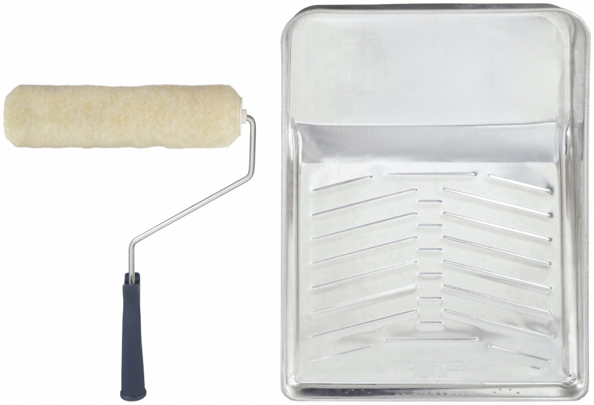 WOOSTER, 5 Wire Cage Roller Frame, 9 in Roller Lg, Paint Roller Kit ...