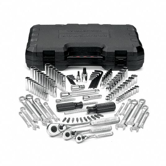 Socket Set, Square, Drive Size 1/4 in, 3/8 in, 1/2 in - Grainger
