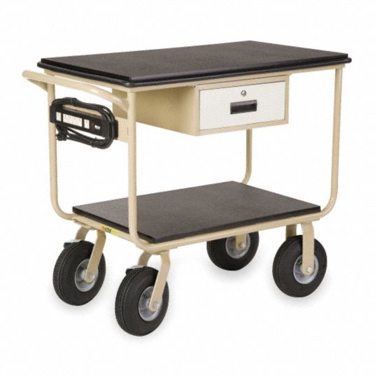 Instrument Cart, Load Capacity 1000 lb, Number of Shelves 2 - Grainger