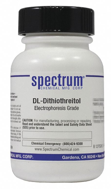 DL-Dithiothreitol,Elctrophrss Grade,25g - Grainger