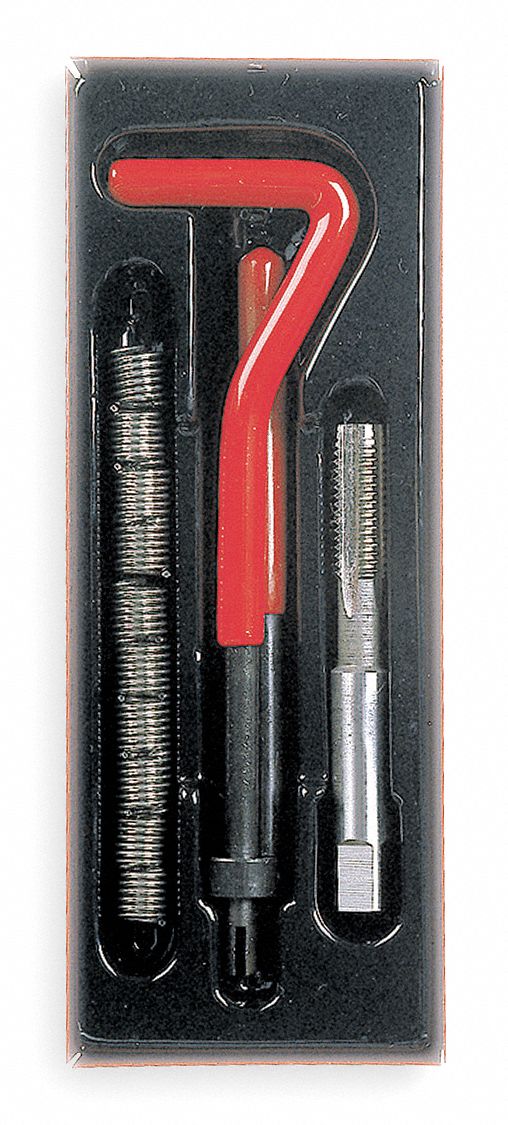 18-8 Stainless Steel Helical Thread Repair Kit, M10 x 1 Size, 15mm ...