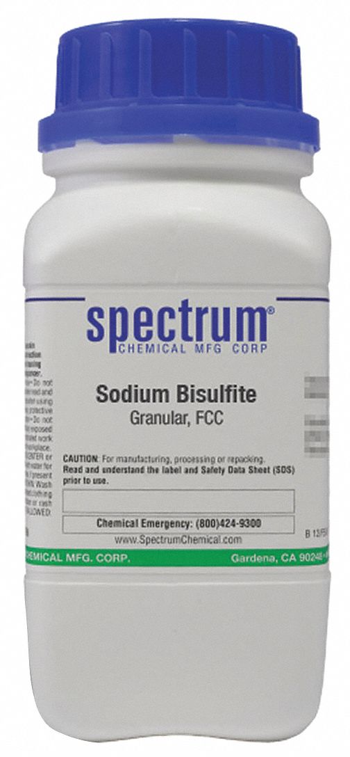 FCC, 500 g, Sodium Bisulfite - 6WYH0|S1172-500GM - Grainger