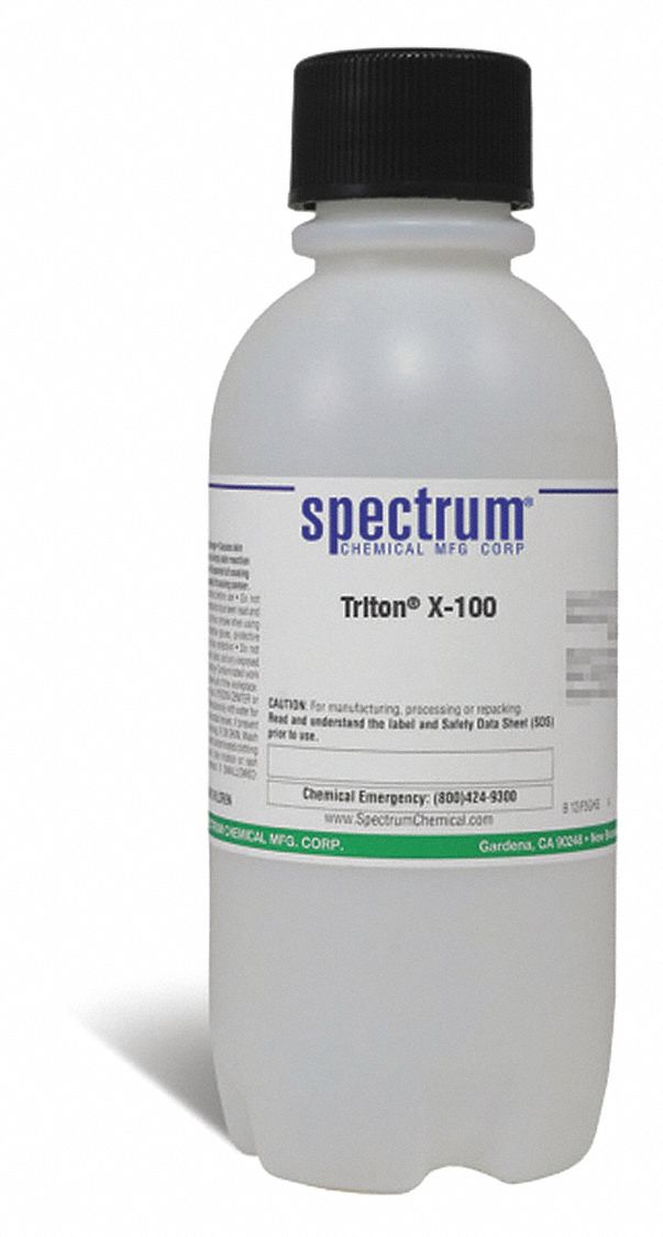 Lab, 500 mL, Triton X-100 - 6WYY8|TR135-500MLPL - Grainger