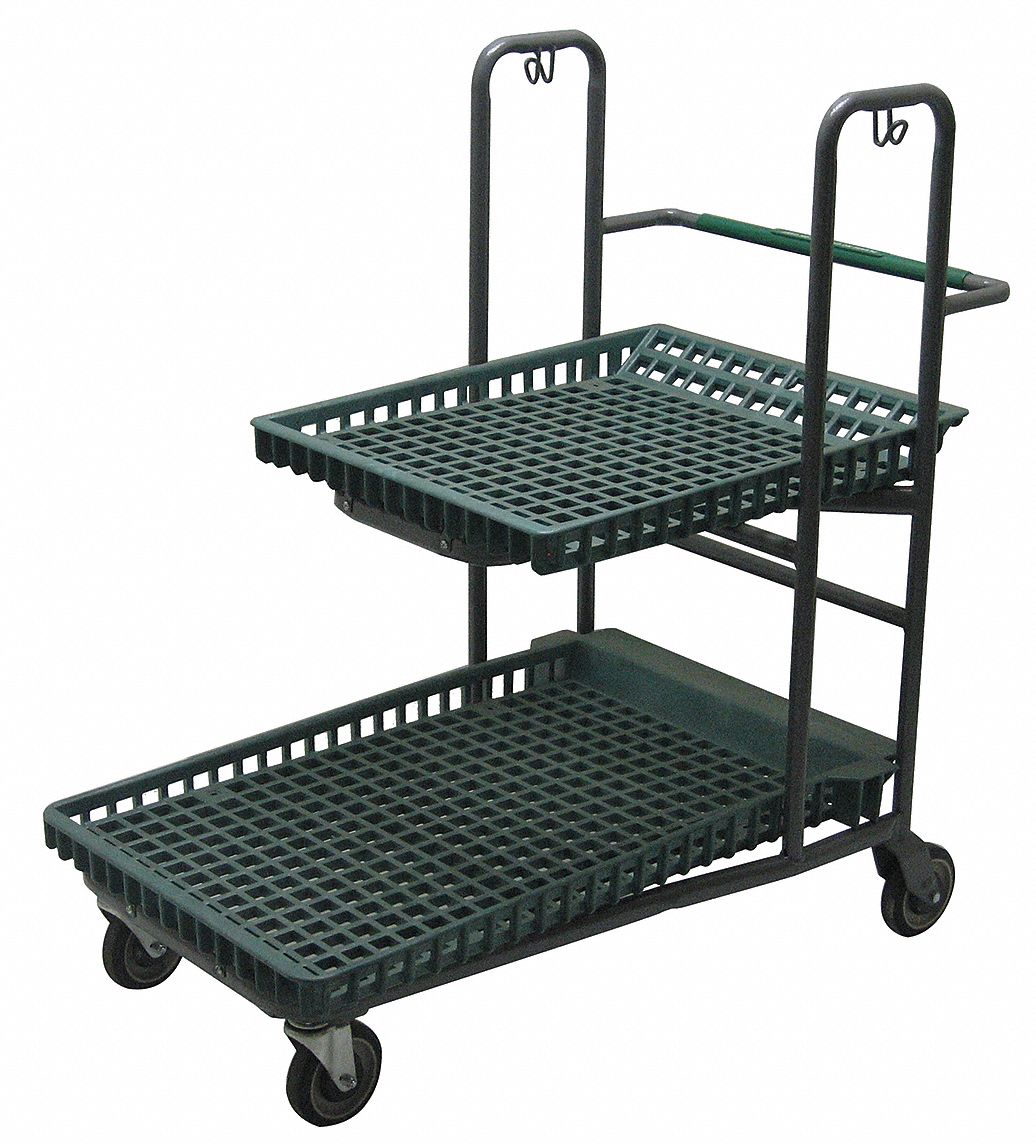 R.W. ROGERS COMPANY, INC, Nestable Utility Cart with Perforated Lipped ...