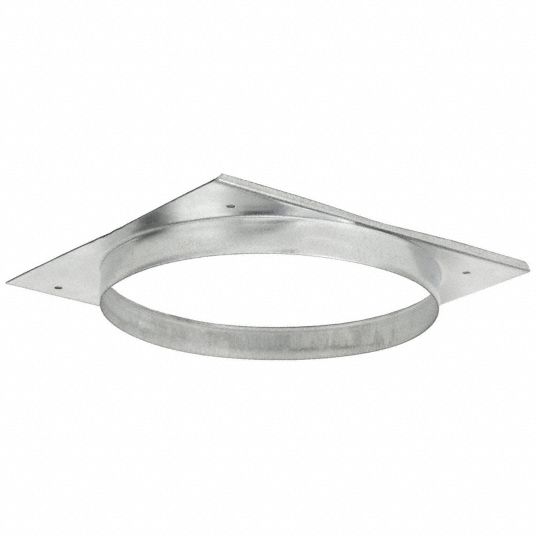 Steel, Galvanized, Round Duct Connector - 6WZP3|6WZP3 - Grainger