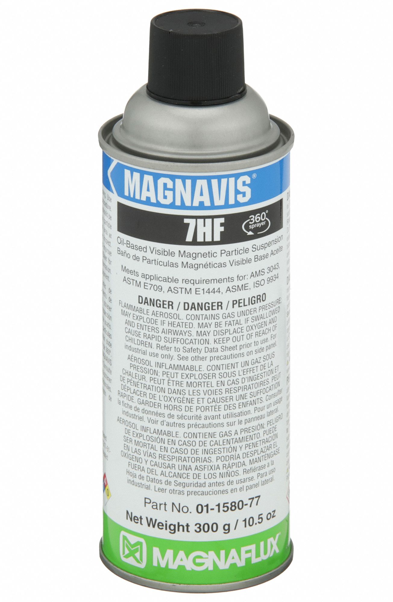 MAGNAFLUX, Non-Fluorescent, 10.5 oz, Magnetic Particles - 6WZT6|7HF ...