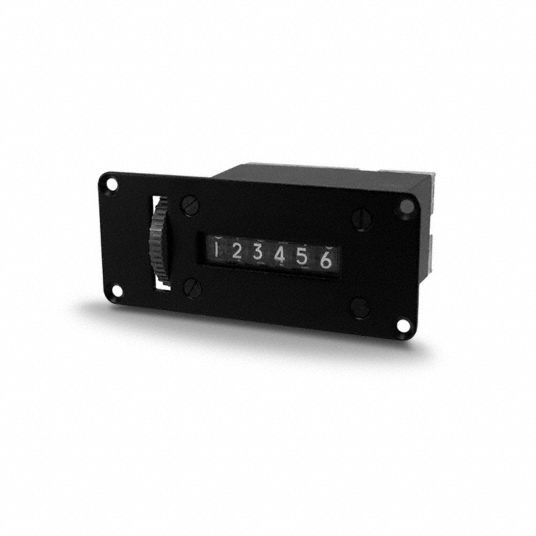 TRUMETER, 6 Digits, Panel, Electromechanical Counter - 6X160|P2-1006 ...