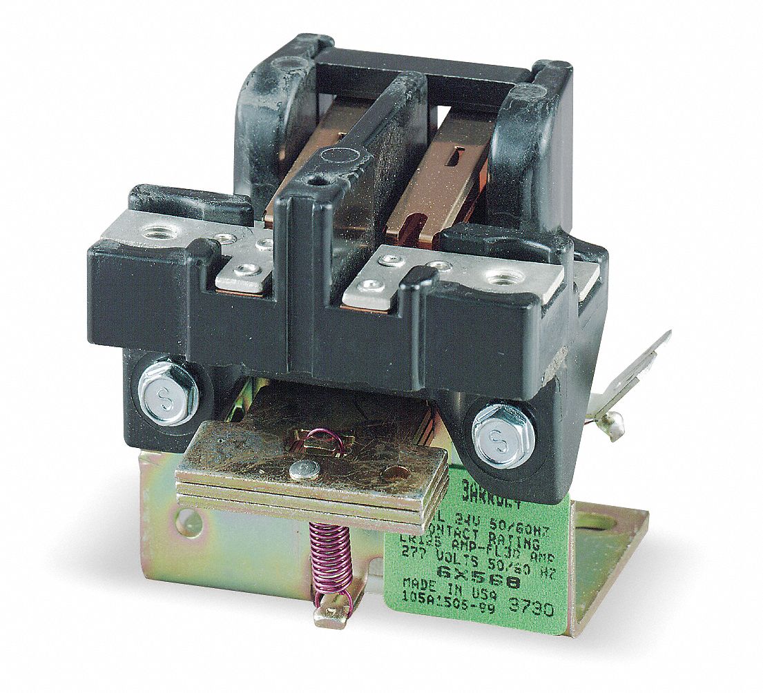 Magnetic Relay, AC Switching, 24 Coil Volts, DPST, — HP - Grainger