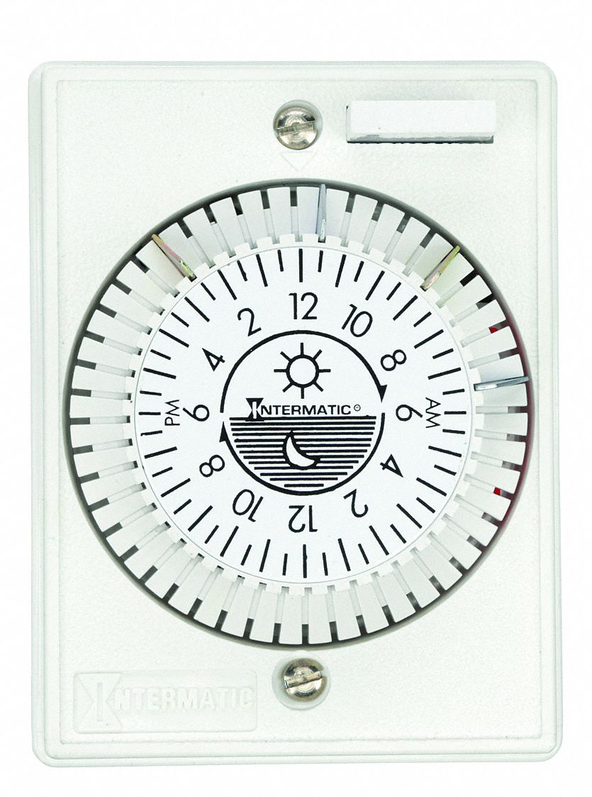 INTERMATIC, 23 hr Max, 30 min Min, Wall Switch Timer - 6X765|E1020C ...