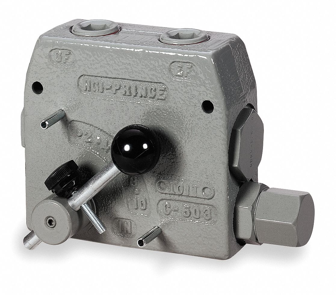 PRINCE, 30 gpm Max Flow Rate, 3/4 in NPT, Hydraulic Flow Control Valve ...