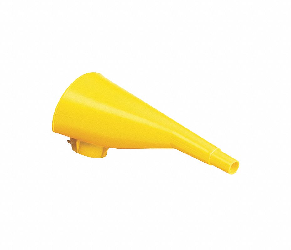 EAGLE Embudo Amarillo , Polietileno , Longitud 9" , Diámetro Exterior ...