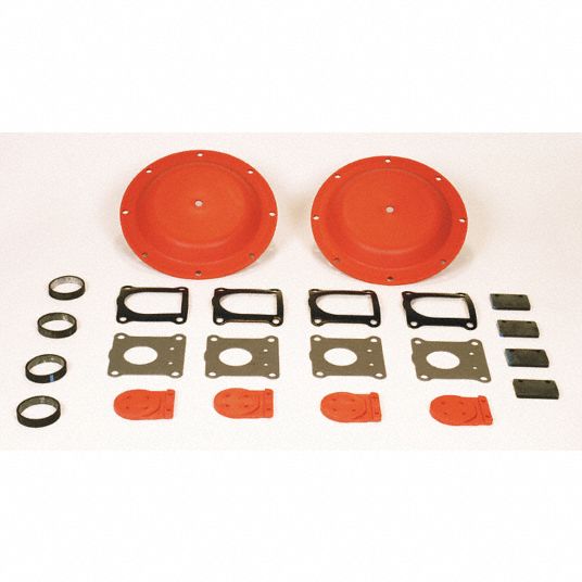 SANDPIPER Diaphragm Pump Repair Kit, Santoprene(R), Includes 2 ...