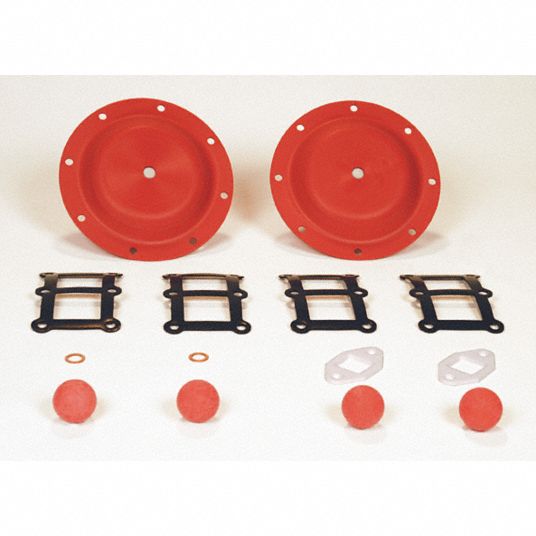 SANDPIPER Diaphragm Pump Repair Kit, Includes 2 Diaphragms, 4 Check ...