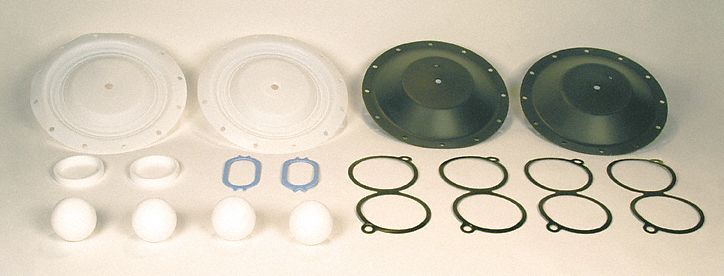 SANDPIPER Diaphragm Pump Repair Kit, Includes 2 Diaphragms, 4 Check ...