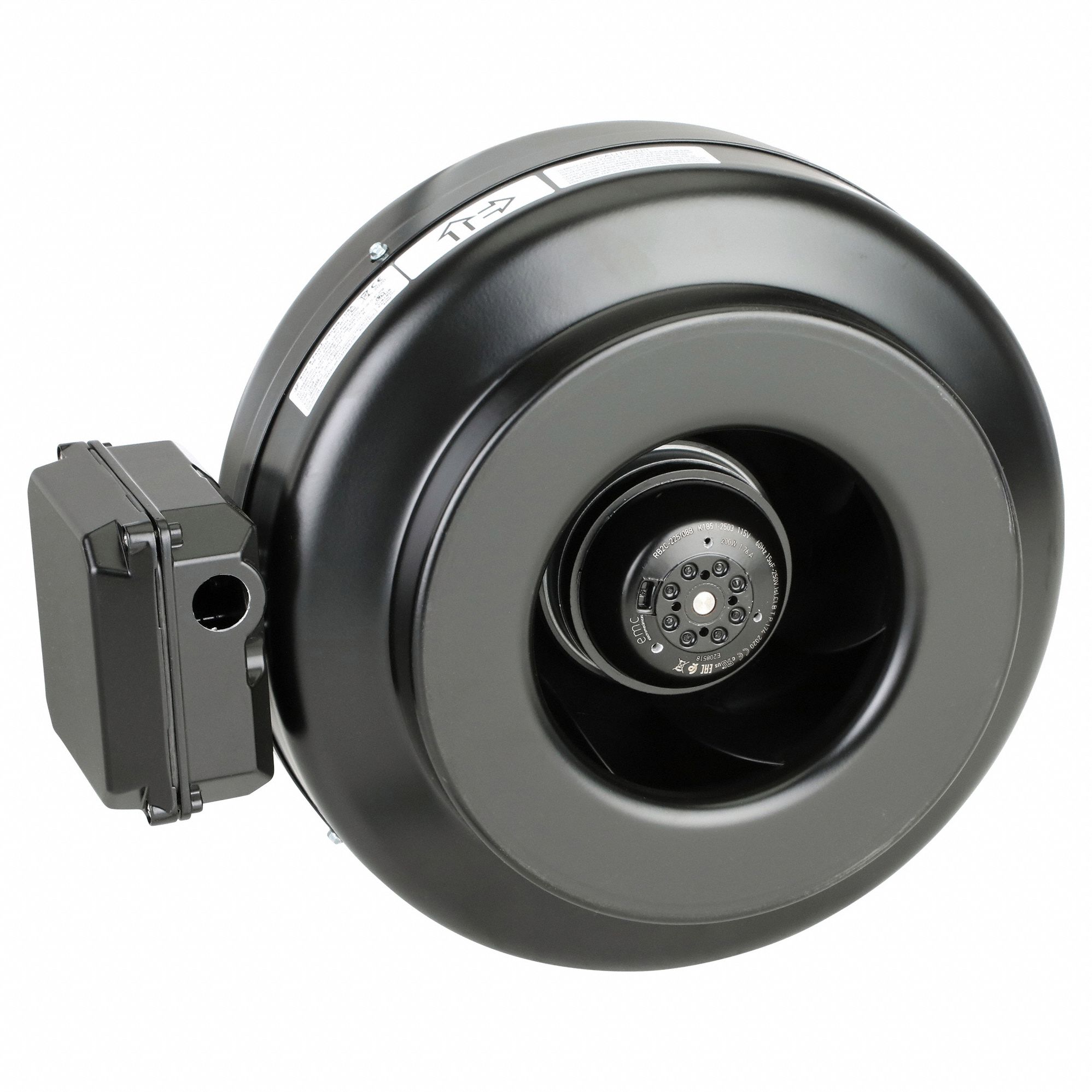 618 cfm Max., 10 in Duct, In-Line Duct Fan - 6XAR1|PV-250X - Grainger