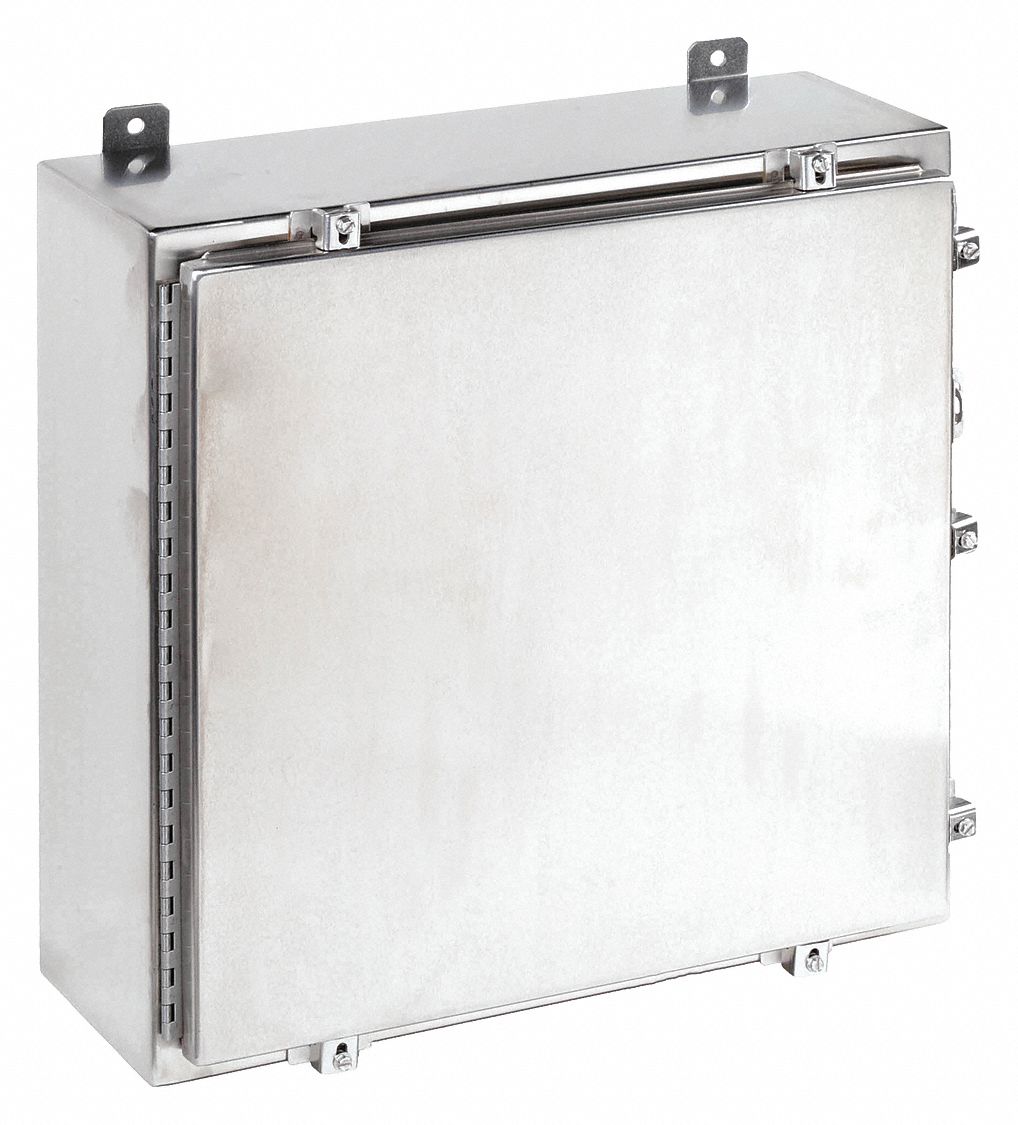 WIEGMANN, 304 Stainless Steel, 24 in x 24 in x 8 in, Enclosure - 6XC27 ...