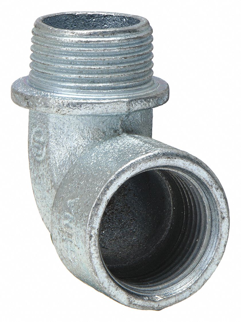 Iron, Plain, Street Elbow 90° - 6XC51|6XC51 - Grainger
