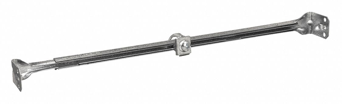 Raco Steel Adjustable Bar Hanger, For Use With Electrical Boxes with 1/ ...