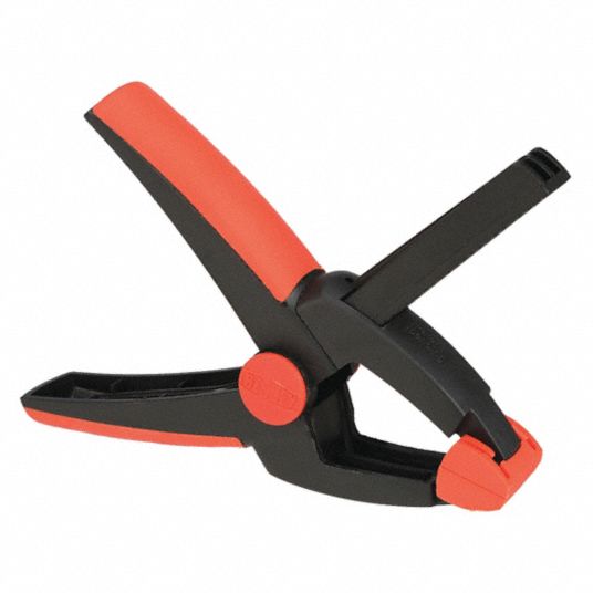 BESSEY, Non Marring/Pivoting/Soft Jaw Tip, Plastic, Spring Clamp ...