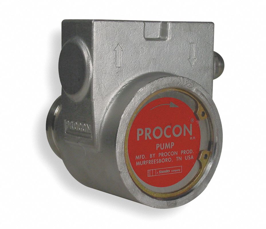 PROCON Bomba de Paleta Rotatoria de 1/2, Acero Inoxidable, Flujo Máx ...