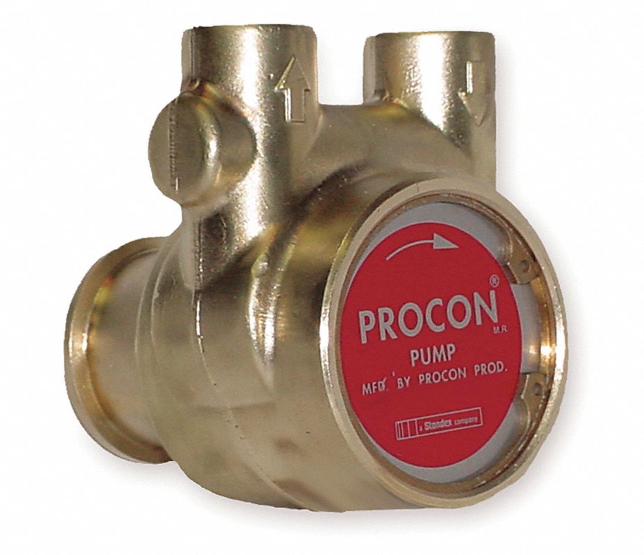 PROCON Bomba de Paleta Rotatoria de 1/2 , Latón , Flujo Máx. (GPH) 346 ...