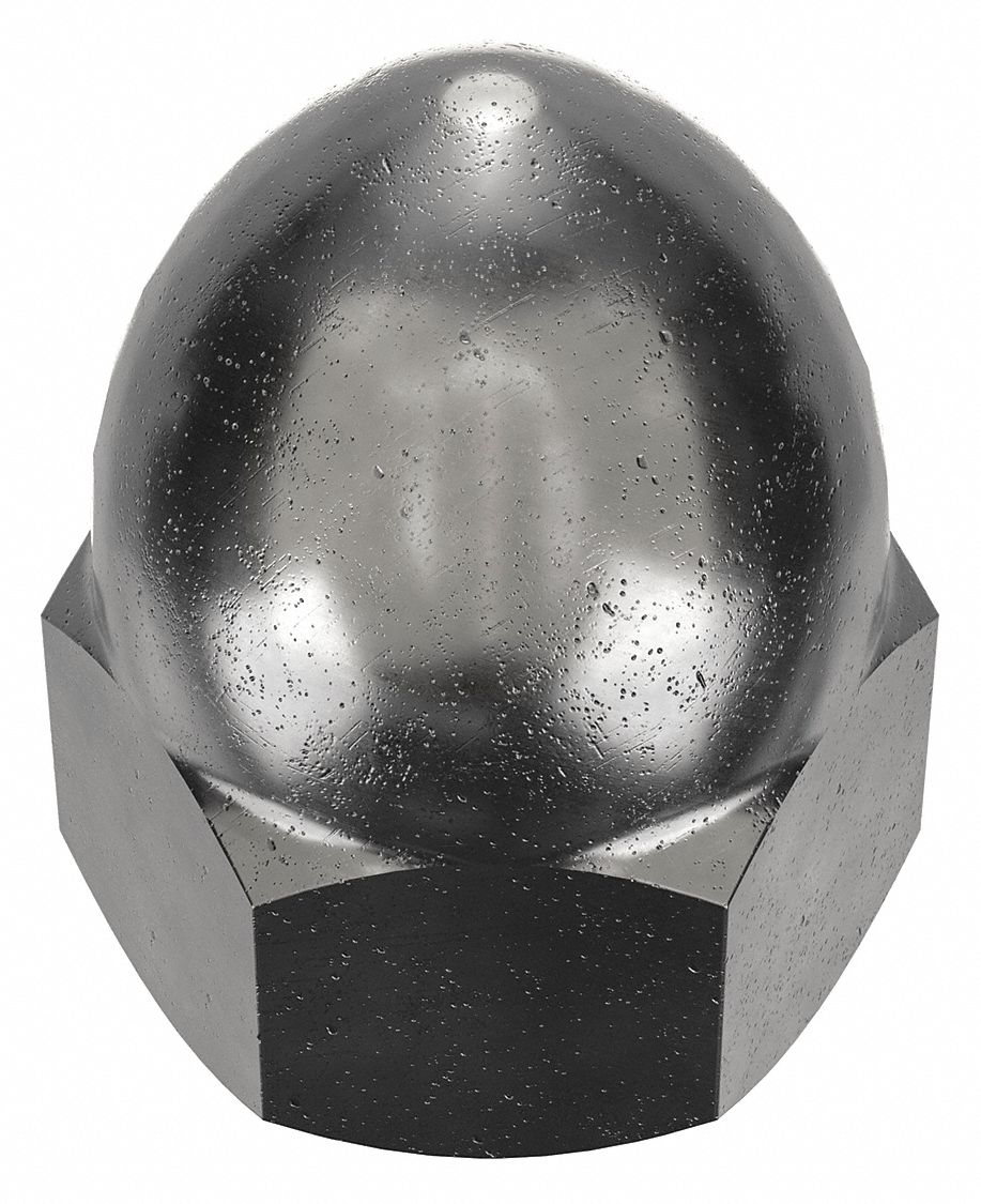 High Crown, 1"-14 Thread, Cap Nut - 6XEJ2|CPB125 - Grainger