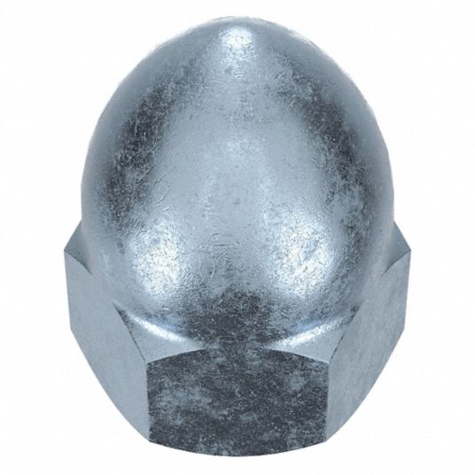 High Crown, 7/16"-14 Thread, Cap Nut - 6XEK5|CPB138 - Grainger