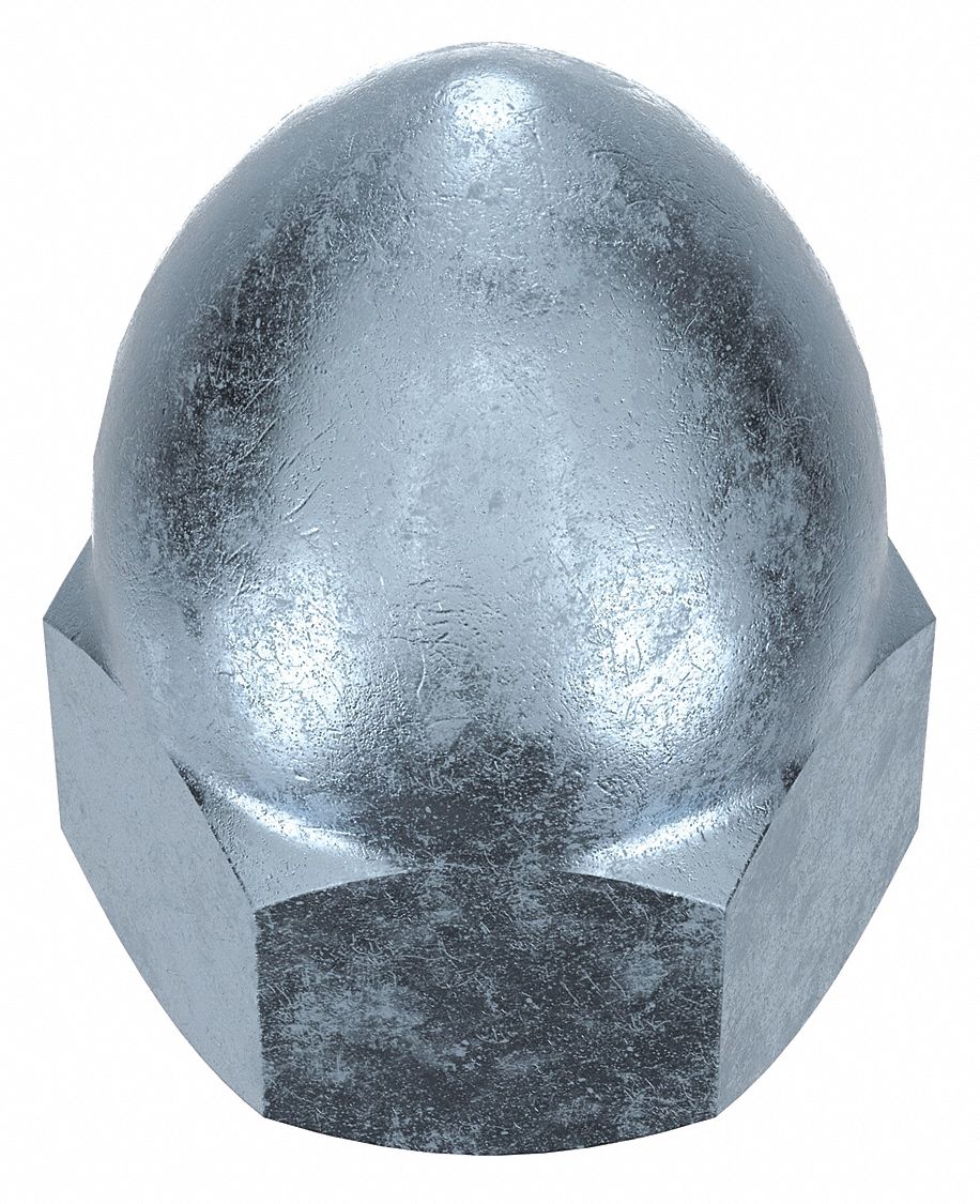 High Crown, 3/4"-16 Thread, Cap Nut - 6XEL4|CPB147 - Grainger