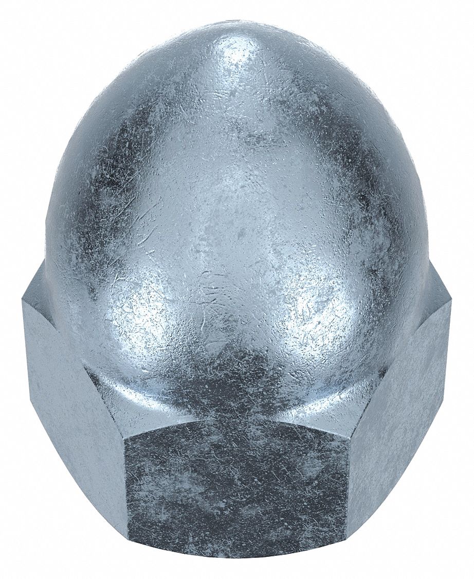 High Crown, 7/8"-9 Thread, Cap Nut - 6XEL5|CPB148 - Grainger