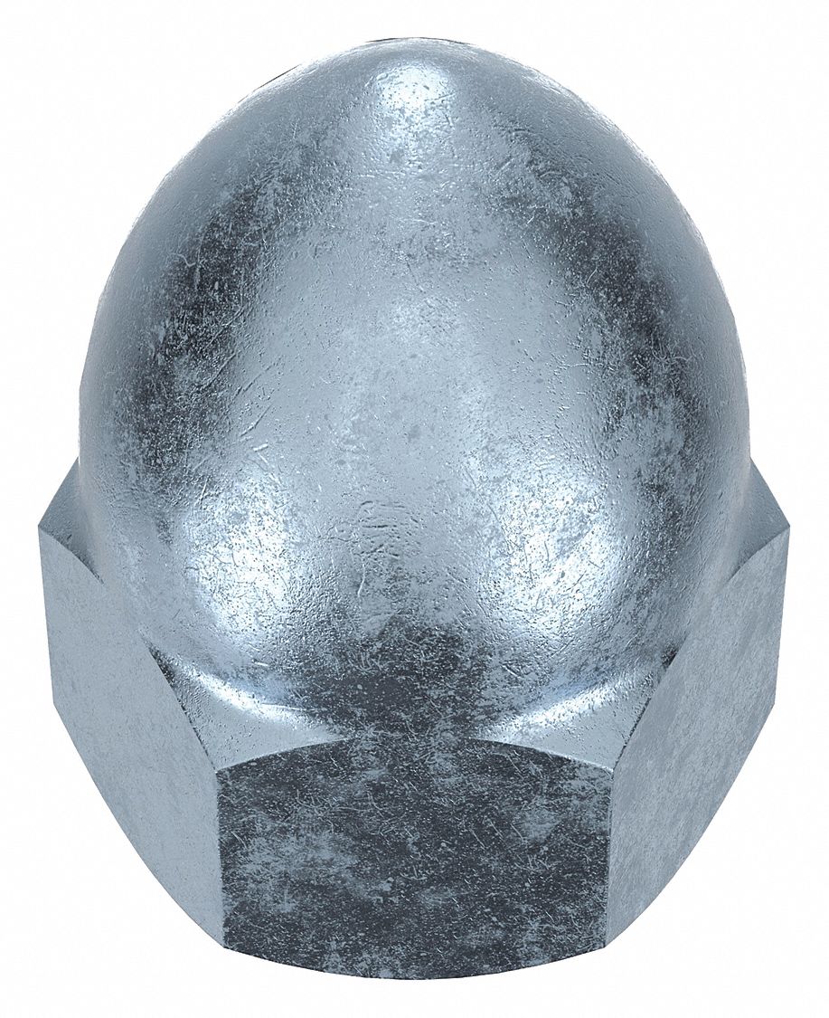 High Crown, 7/8"-14 Thread, Cap Nut - 6XEL6|CPB149 - Grainger